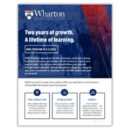 2 Year MBA Program | The Wharton School | University of Pennsylvania